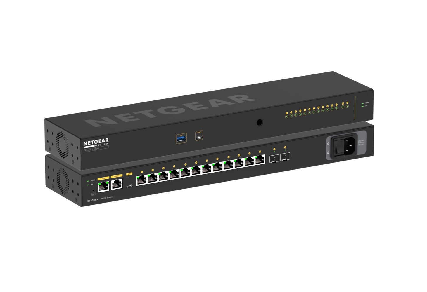 NETGEAR - M4250 14-Port 12M2XF Stackable Managed Switch | PureLink ...