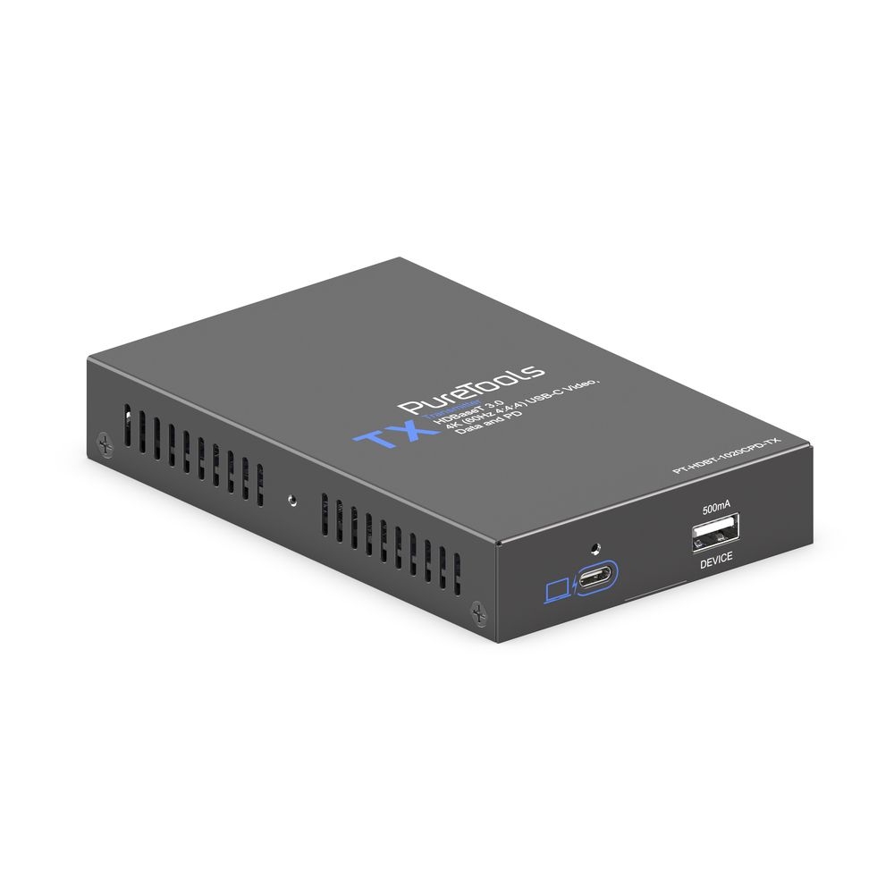 HDBaseT 3.0 USB-C Video- und Datentransmitter mit PD | PureLink | Deutsch